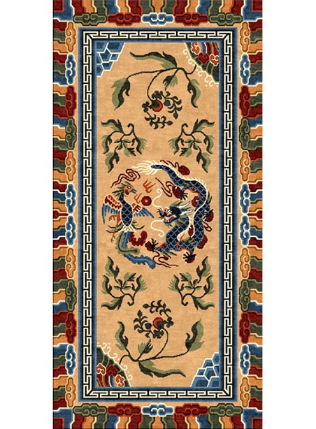 Tibetan Dragon Rugs | Chinese Dragon Rugs | Dragon Area Rug